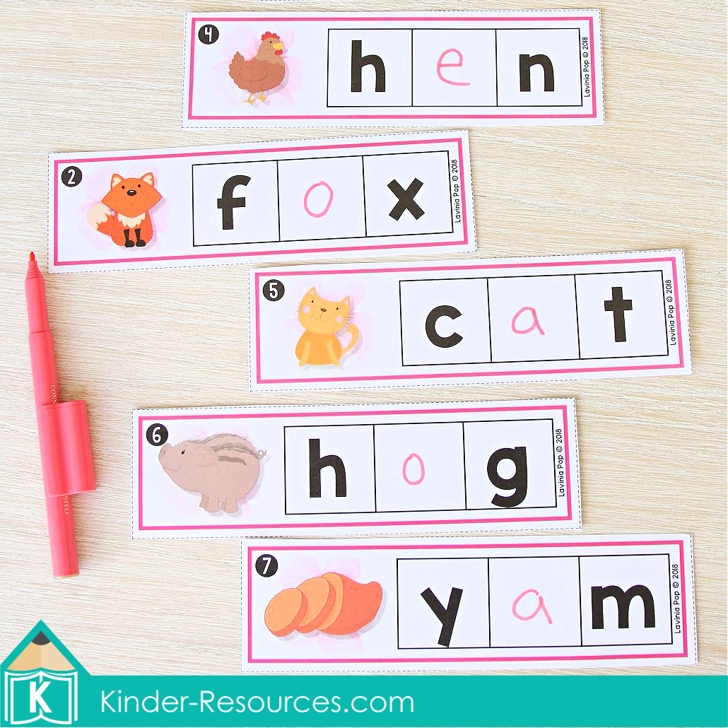 Spring Literacy Centers for Kindergarten - In My World