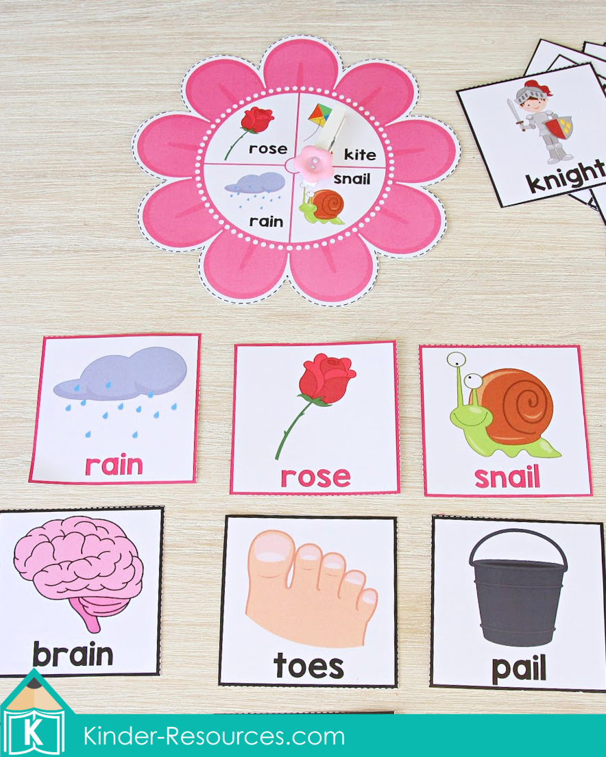 Spring Literacy Centers for Kindergarten - In My World