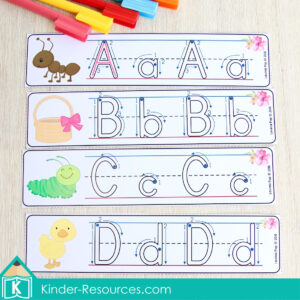 Spring Literacy Centers for Kindergarten - In My World