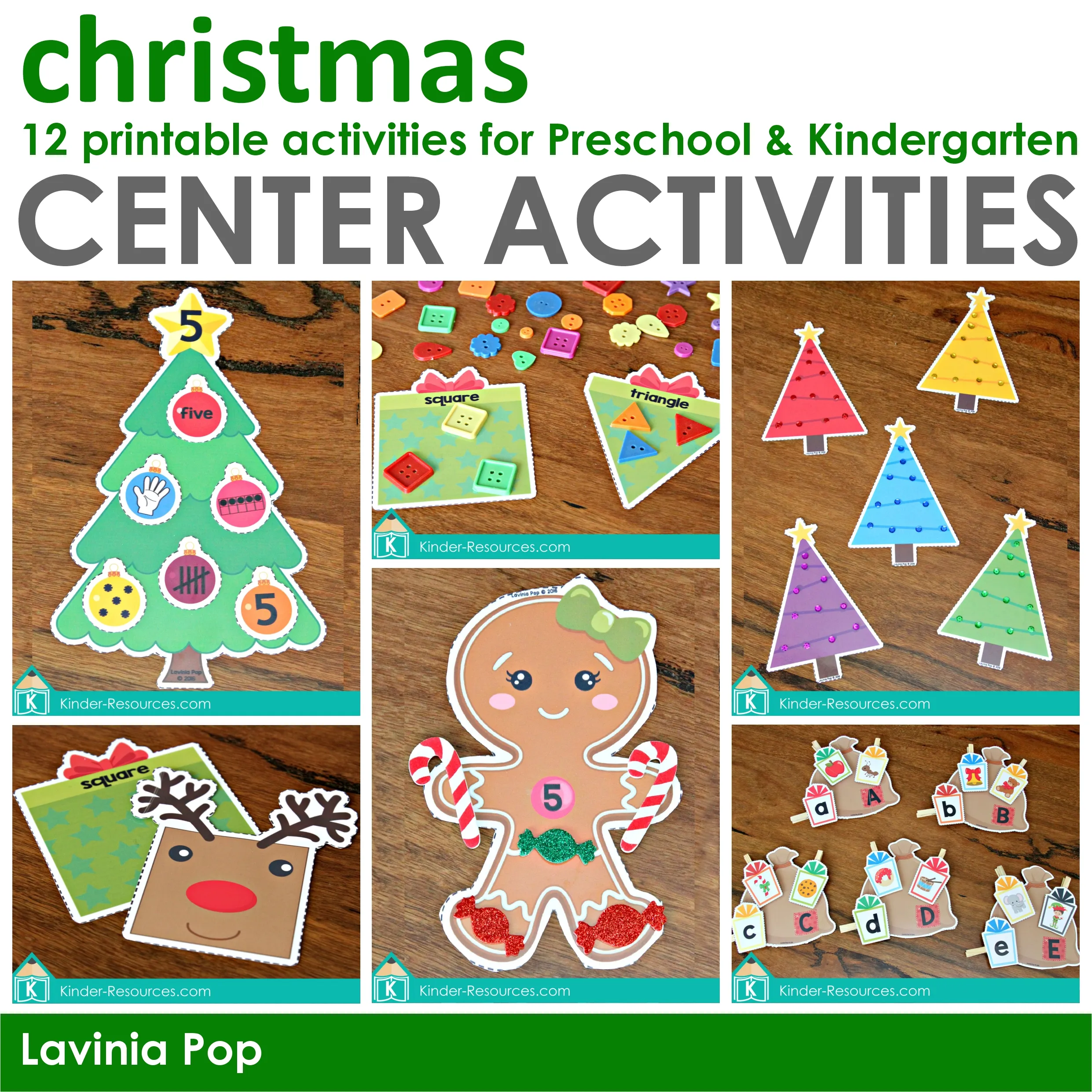 Christmas Preschool Centers - In My World